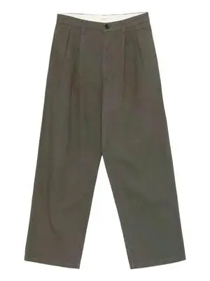 6397 Cotton Wide-leg Trousers - Grey