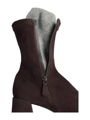 ME+EM Ankle Stretch Boots - Deep Chocolate