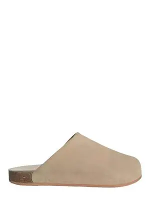 Adidas Adimule Suede Flat Mules - Neutrals