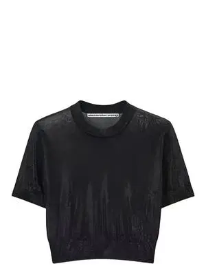 Alexander Wang Cropped Top - Black