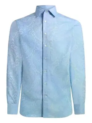 Etro Roma Cotton Shirt - Blue