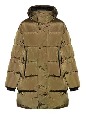 Dsquared2 Hooded Quilted Puffer Coat - Brown