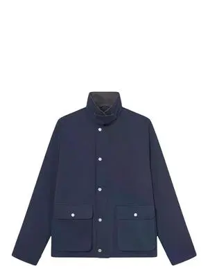 LES DEUX Montana Corduroy-collar Jacket - Blue