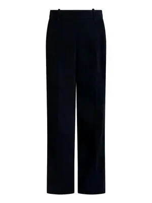 CIRCOLO 1901 Corduroy Wide-leg Trousers - Blue