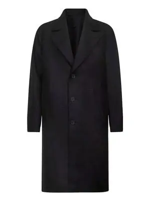 Harris Wharf London Button-fastening Wool Coat - Black