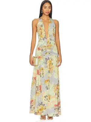 AFRM Cadiz Maxi Dress - Slate Bloom