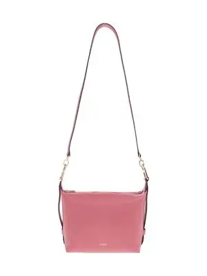Furla Leather Tote Bag With Chain Strap - Pink