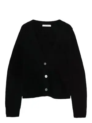 Kristensen Du Nord V-neck Knit Cardigan - Black