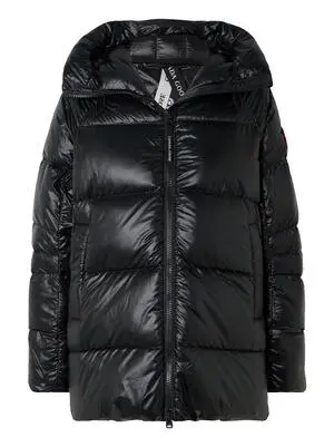 Canada Goose Cypress Hooded Quilted Down Jacket - Black
