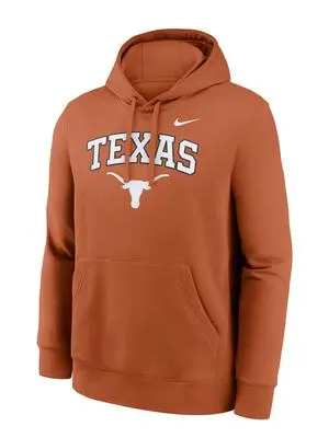 Nike Texas Arch College Pullover Hoodie - Orange