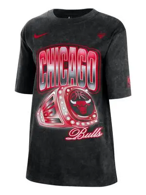 Nike Chicago Bulls Courtside Nba T-shirt - Black