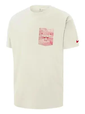 Nike Chicago Bulls Courtside Nba Max90 T-shirt - White