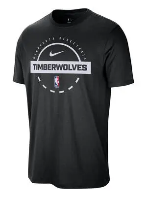 Nike Minnesota Timberwolves Nba Practice T-shirt - Black