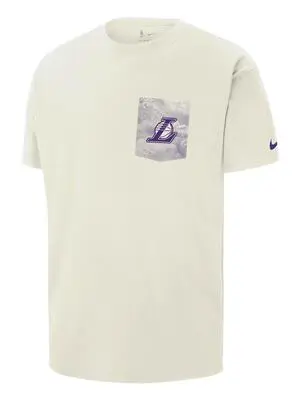 Nike Los Angeles Lakers Courtside Nba Max90 T-shirt - White