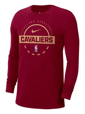 Nike Cleveland Cavaliers Nba Practice Long-sleeve T-shirt - Red