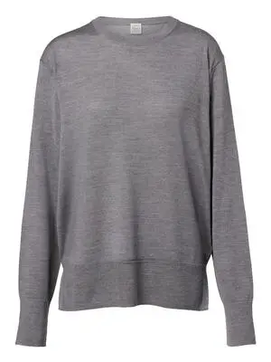 TOTEME Wool And Silk Sweater - Grey