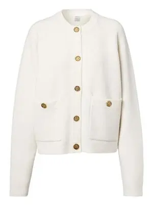 TOTÊME Wool And Cashmere-blend Cardigan - White