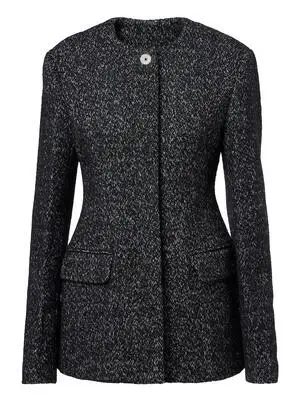 TOTEME Wool-blend Tweed Blazer - Black
