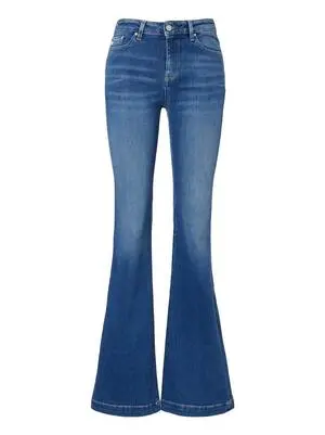Ag Tropea High-rise Flare Jeans - Blue