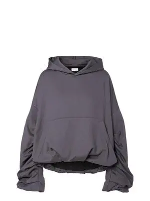Dries Van Noten Hannett Cotton Hoodie Grey