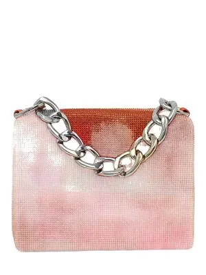 Patrizia Pepe Maxi-chain Shoulder Bag - Orange