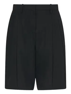 THE ROW Vesperis Short In Virgin Wool - Black