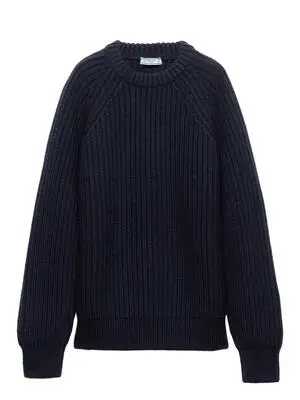Prada Wool And Cashmere Crew-neck Sweater - Blue
