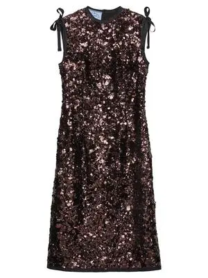 Prada Sequin Sheath Dress - Plum