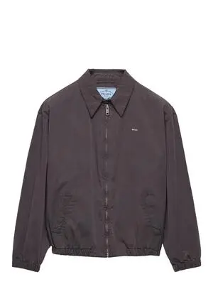 Prada Gabardine Blouson Jacket - Smoky Gray