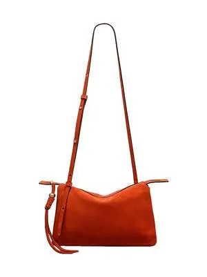 RADLEY The Romilly Suede Zip-top Crossbody Bag - Flame