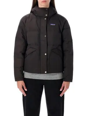Patagonia Downdrift Recycled Down Jacket With Removable Hood - Black