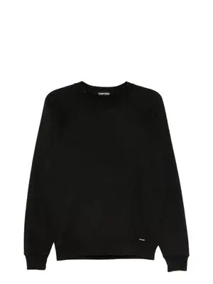 TOM FORD Logo-patch Sweatshirt - Black