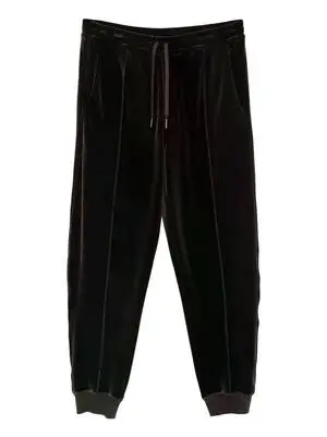 TOM FORD Velvet Drawstring Trousers - Brown