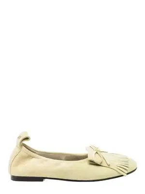 OPEN YY Bun Suede Flats