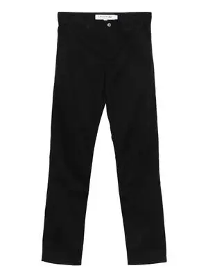 Lacoste Logo-appliqué Chino Pants - Black