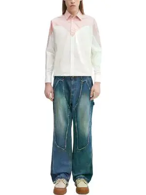 Fiorucci Paneled Shirt - White