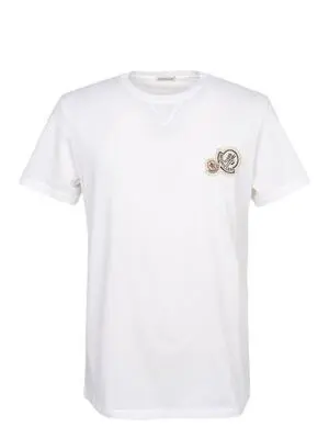 Moncler Double Logo Patch T-shirt - White