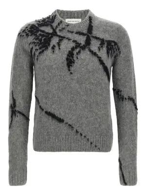Dries Van Noten Wool Blend Sweater - Grey
