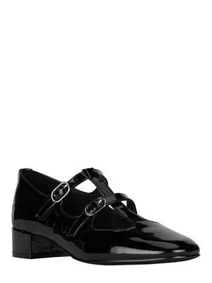 Jeffrey Campbell Filmstar 2 Mary Jane Pumps - Black Patent