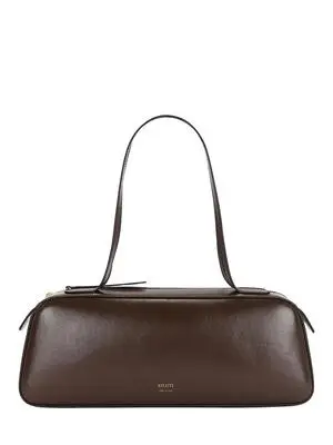 Khaite Simona Shoulder Bag - Chestnut