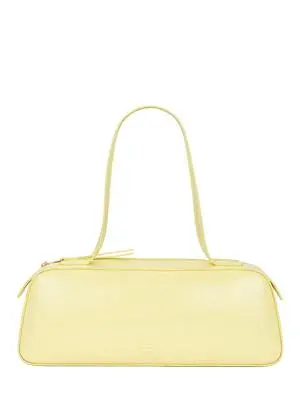 Khaite Simona Shoulder Bag Pale Yellow