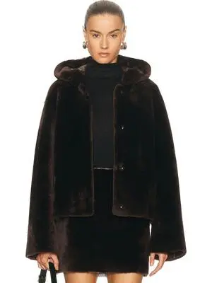 NOUR HAMMOUR Cooper Shearling Jacket