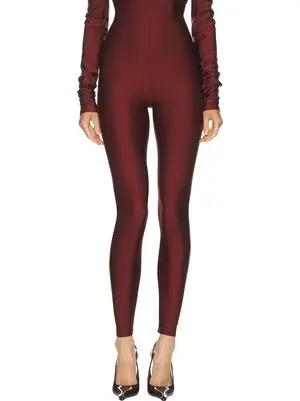 Andamane Holly 80's Legging - Burgundy