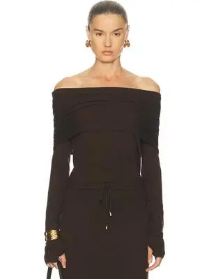 Cult Gaia Andre Top - Dark Java