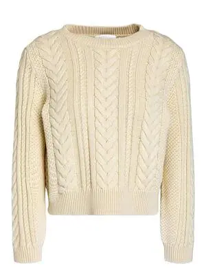 Zimmermann Cable-knit Cotton Sweater - Cream