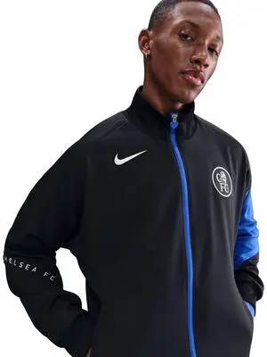 Nike Chelsea FC Strike Third Dri-FIT Total 90 Soccer Anthem Jacket Black