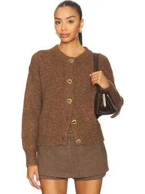 Line & Dot Morgan Cardigan - Brown