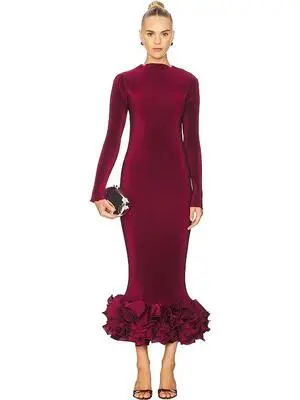 L'IDEE Campbell Cocktail Dress - Wine