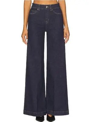 Spanx Pull-on Wide Leg Jean - Undone Indigo