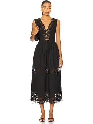 Tularosa Breanna Midi Dress - Black